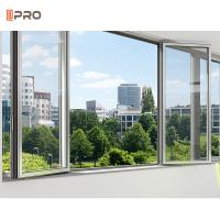 China Impact Resistant Aluminum Casement Windows With Blinds Between Glass Opening 180 Degree for sale