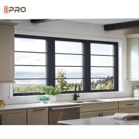 China Broken Bridge Aluminum Casement Windows And Doors White Powder Coating Customized Color for sale