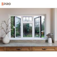 China Thermal Break Soundproof Aluminum Tilt Turn Window Simple Grill for sale