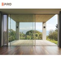 China Soundproof Patio Pocket 96 X 80 Glass Sliding Doors Frameless Aluminum for sale