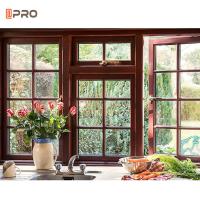 China Powder Coated Aluminum Casement Windows Outward Opening With Thermal Break for sale
