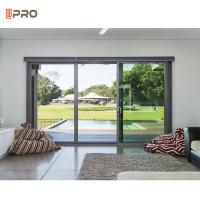 China Double Large Glass Aluminium Sliding Door For Meeting Room for sale