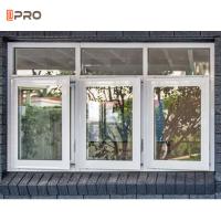 China Double Glass Aluminum Casement Windows With Screen Acoustic Insulation for sale