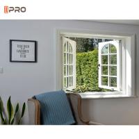 China Double Glass Aluminum Casement Windows With Screen Acoustic Insulation for sale