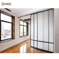 China Custom Aluminium Double Glass Sliding Door Windproof Waterproof for sale
