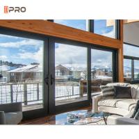 China Modern Design Aluminium Sliding Glass Doors with Electrophoresis Finish for sale