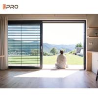 China Modern White Aluminium Sliding Glass Doors 2.0mm Thickness for sale