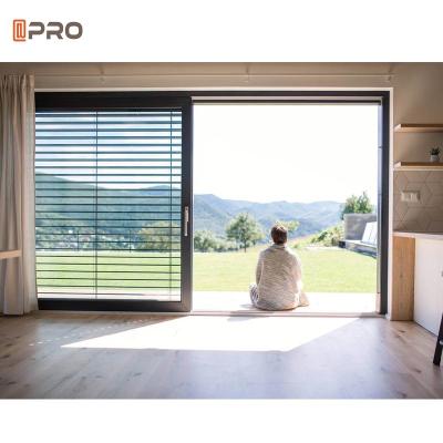 China Modern White Aluminium Sliding Glass Doors 2.0mm Thickness for sale