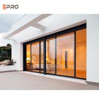 China Automatic Interior Aluminium Sliding Glass Doors CW Waterproof System for sale