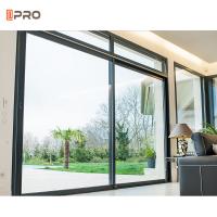 China Automatic Interior Aluminium Sliding Glass Doors CW Waterproof System for sale