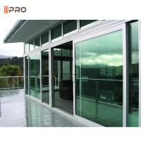 China Customized Aluminium Sliding Glass Doors With Triple Telescopic System For Balcony for sale