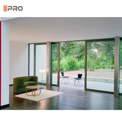 China House Exterior Thermal Break Aluminium Sliding Glass Door Heavy Duty Patio Doors for sale