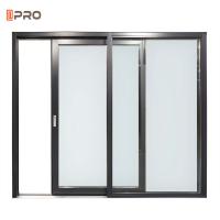 China Customized Size Aluminium Sliding Glass Doors Frameless For Laboratories for sale