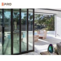 China Customized Size Aluminium Sliding Glass Doors Frameless For Laboratories for sale