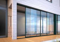 China Customized Exterior Aluminium Sliding Patio Doors Harricane Proof Heavy Duty Laminated Safety Glass for sale