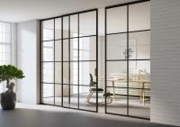 China Customizable Aluminium Sliding Glass Doors for Balcony with Triple System for sale