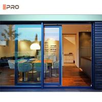 China Customizable Aluminium Sliding Glass Doors for Balcony with Triple System for sale
