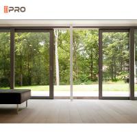 China Garage Aluminium Sliding Glass Doors Thermal Break Exterior Interior Powder Coated Anodizing for sale