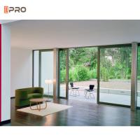 China Tempered Glass Aluminum Sliding Exterior Door Lift And Slide Soft Close Stacking Lowes for sale