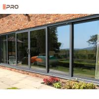 China Tempered Glass Aluminum Sliding Exterior Door Lift And Slide Soft Close Stacking Lowes for sale