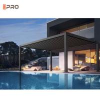 China OEM Outdoor Adjustable Gazebo For Sunshade Motorized Waterproof Aluminum Pergola for sale
