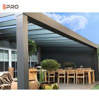 China OEM Outdoor Adjustable Gazebo For Sunshade Motorized Waterproof Aluminum Pergola for sale