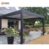 China OEM Outdoor Adjustable Gazebo For Sunshade Motorized Waterproof Aluminum Pergola for sale