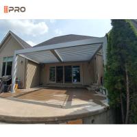 China Zip Screen System Gazebo Modern Aluminum Pergola For Restaurant Cafe for sale