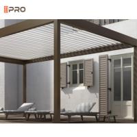 China Gazebo Motorized Freestanding Pvc Pergola Outdoor Season Room for sale