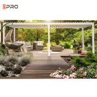 China Gazebo Motorized Freestanding Pvc Pergola Outdoor Season Room for sale