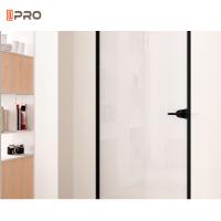 China Fixed Blind Aluminium Hinged Doors Swing Casement Double Glass Doors For House for sale