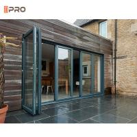China Heat Insulation Aluminium Hinged Doors Outward Casement Double Action Swinging Door for sale