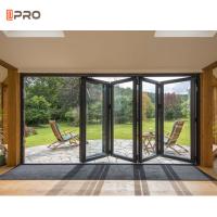 China Residential Building Single Glazing Bifold Exterior Windows And Door With Screen for sale