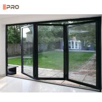 China Residential Building Single Glazing Bifold Exterior Windows And Door With Screen for sale