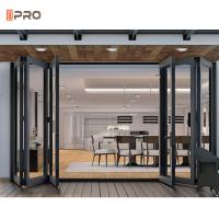 China Residential Building Single Glazing Bifold Exterior Windows And Door With Screen for sale