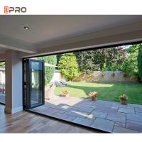 China Powder Coating Aluminum Bifold Doors heat preservation for sale