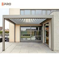 China Automatic Waterproof Outdoor Customized Garden Aluminum Pergola Louver Roof for sale
