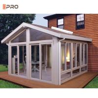 China 4 Season Aluminum Glass Sunroom For Solarium Customized Glass House for sale