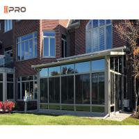 China 4 Season Aluminum Glass Sunroom For Solarium Customized Glass House for sale
