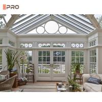 China Prefab Glass Garden House 8X8 Aluminum Alloy Veranda Sunrooms for sale