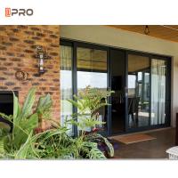 China Customizable Aluminium Sliding Door With Double Glass Windproof Waterproof for sale