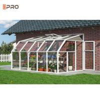 China Anodized Winter Garden Sunroom Glass Polycarbonate Windows Aluminum Sunroom Roof Panels for sale