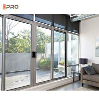 China Thermal Break Steel Windows Aluminium Sliding Glass Doors Electrophoresis AS2047 for sale