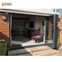 China Custom  Internal Fabulous Aluminum Folding Doors For Residential for sale