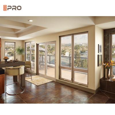 China Soundproof Interior Double Glass Sliding Door Systems for Balcony for sale