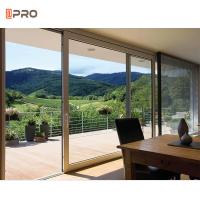 China Soundproof Interior Double Glass Sliding Door Systems for Balcony for sale
