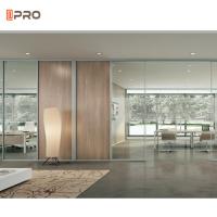 China 12mm Thickness Tempered Glass Demountable Partition Walls  STC 48Db for sale