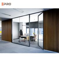 China 12mm Thickness Tempered Glass Demountable Partition Walls  STC 48Db for sale