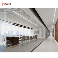 China 12mm Thickness Tempered Glass Demountable Partition Walls  STC 48Db for sale