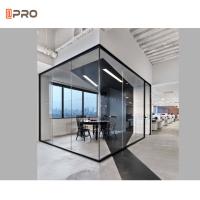 China Meeting Room Restaurant Smart Glass Partition Wall Aluminum Interior Divider 8mm for sale